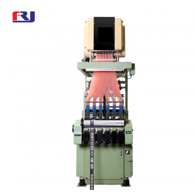 Electronic Loom Elastic Tape Making Machine 1200 RPM Webbing Jacquard ...
